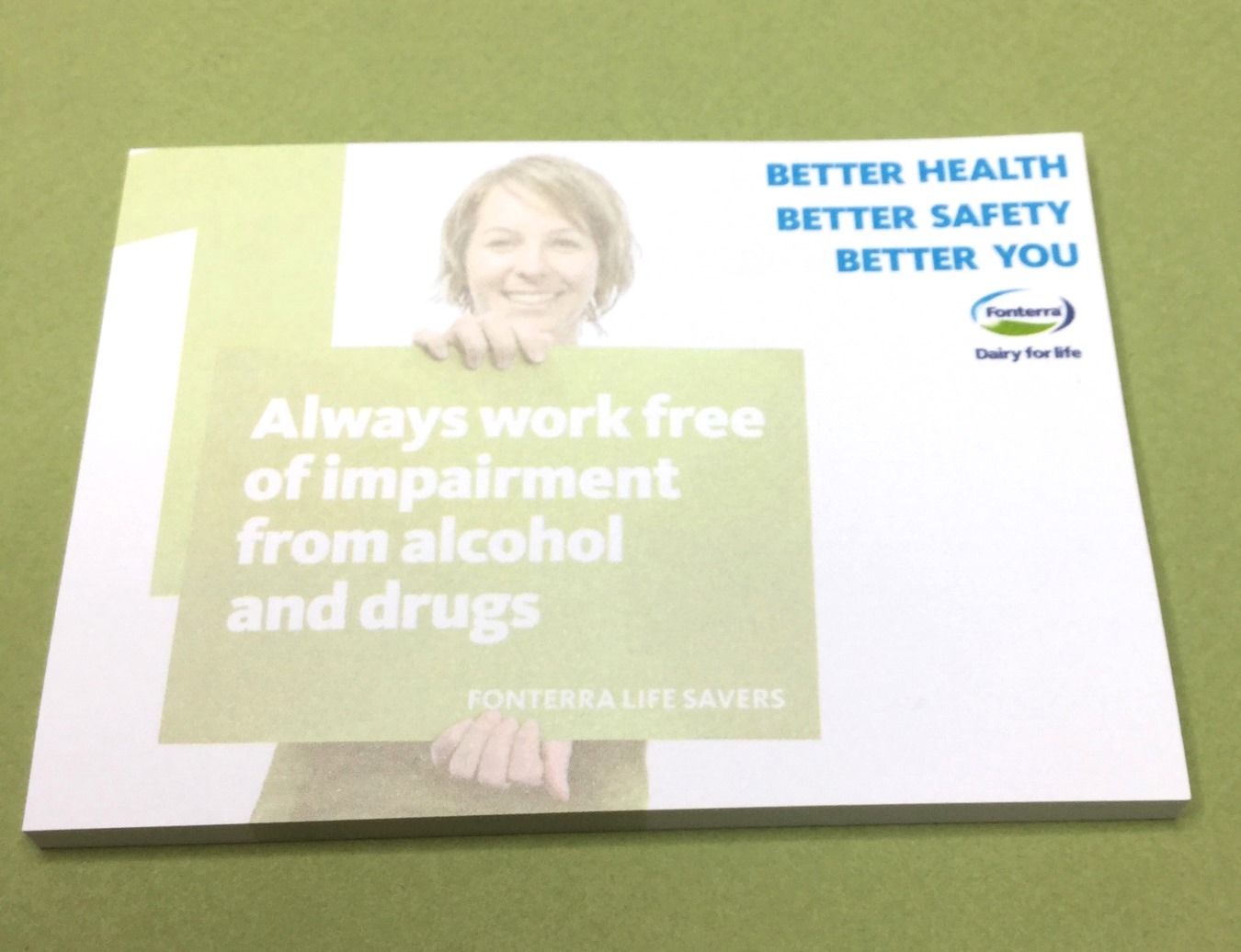 Promotional Sticky Notes 1 Colour Printed Custom Branded With Your Logo ...