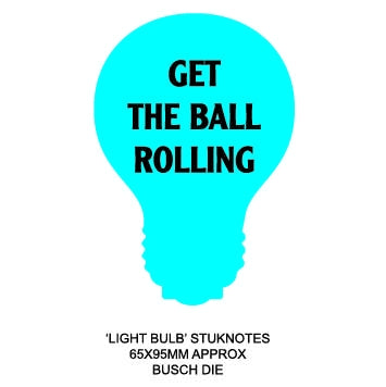 Custom printed Light Bulb Sticky Notes | customised sticky notes ...